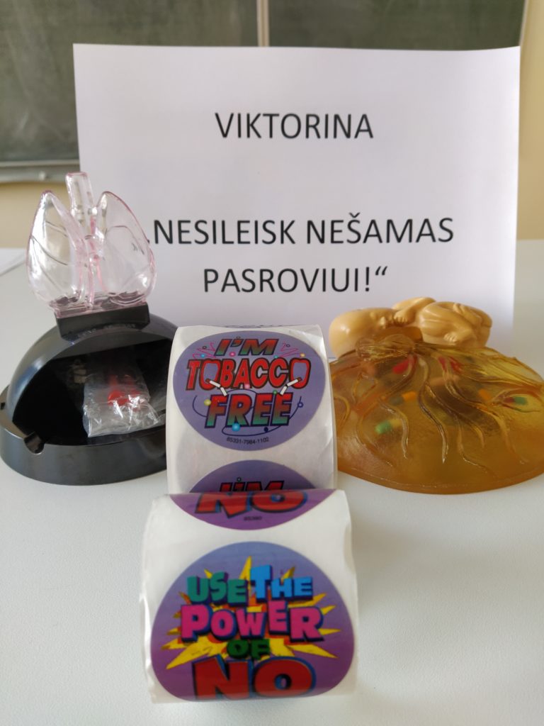 Protmūšis žalingų įpročių tema „Nesileisk nešamas pasroviui!“ - Utenavsb