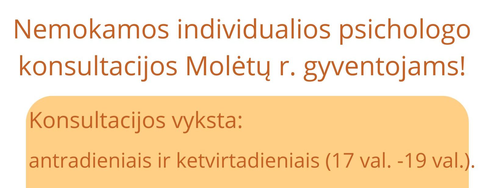 Psichologo konsultacijos - Utenavsb