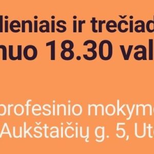 Paskaitą ves lektorė Aurima Dilienė. Registracija vykdoma per Semi+ ...